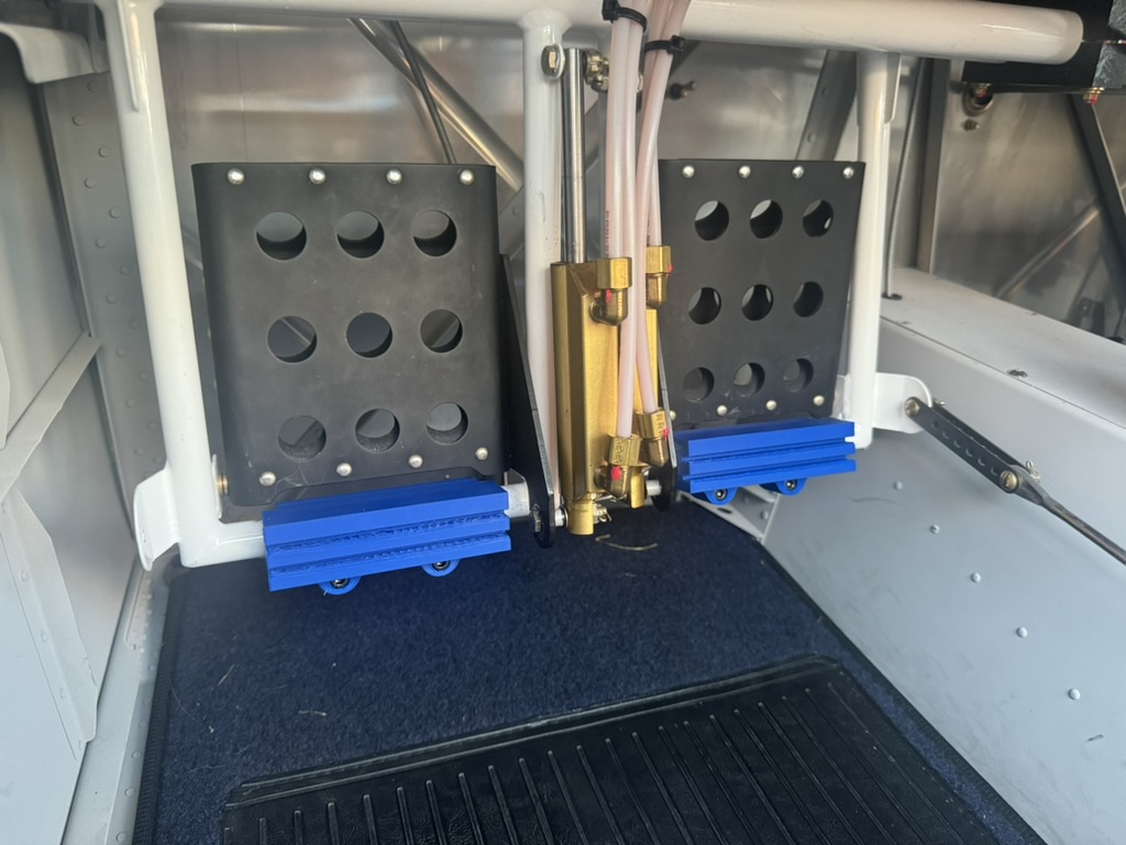 Rudder Pedals Extension – Vans RV-14 Armrest, Cupholder, Rudder Pedals ...